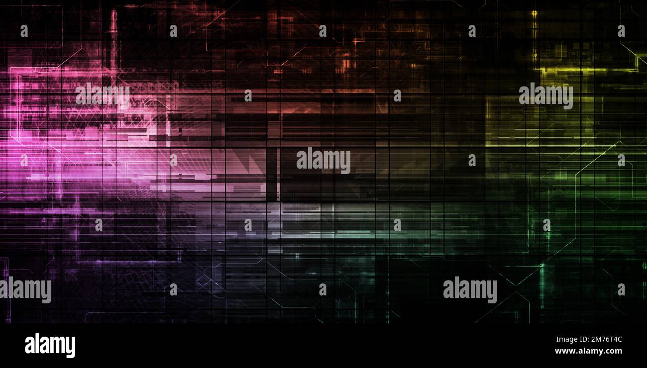 Dynamic Technology and Automated System of the Future Stock Photo - Alamy