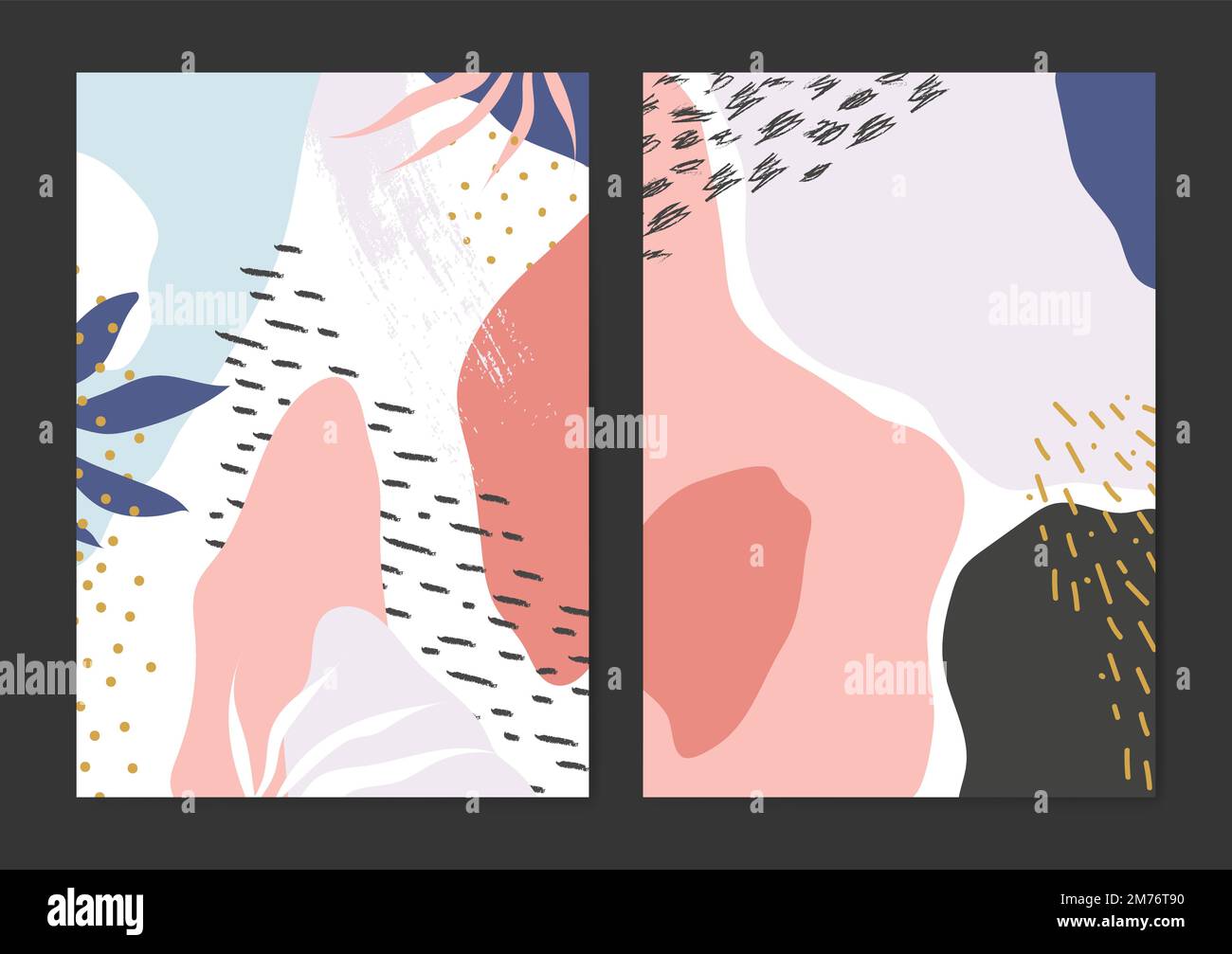 Set of colorful Memphis style backgrounds vector Stock Vector Image ...