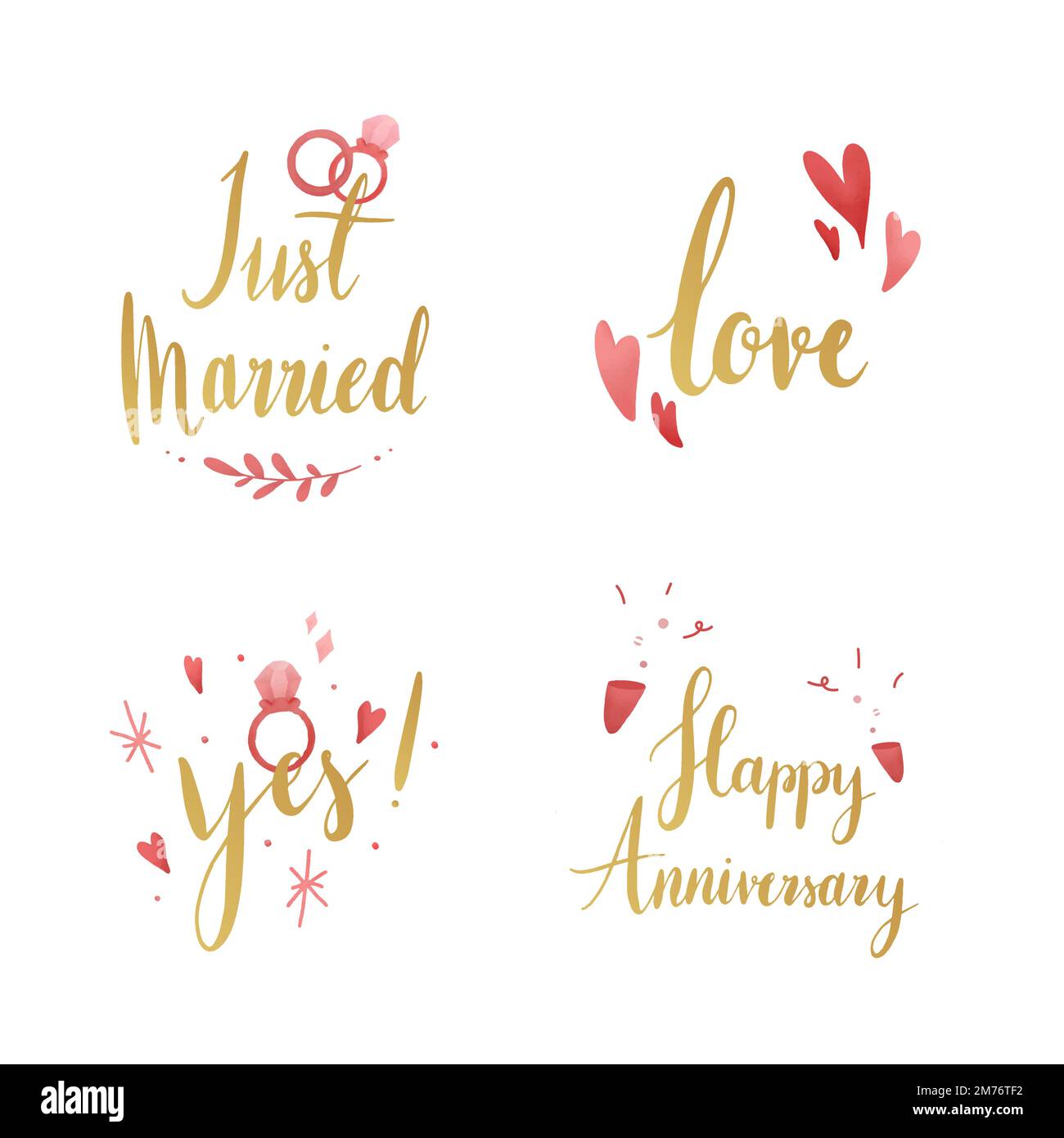 Husband champagne wife Stock Vector Images - Alamy
