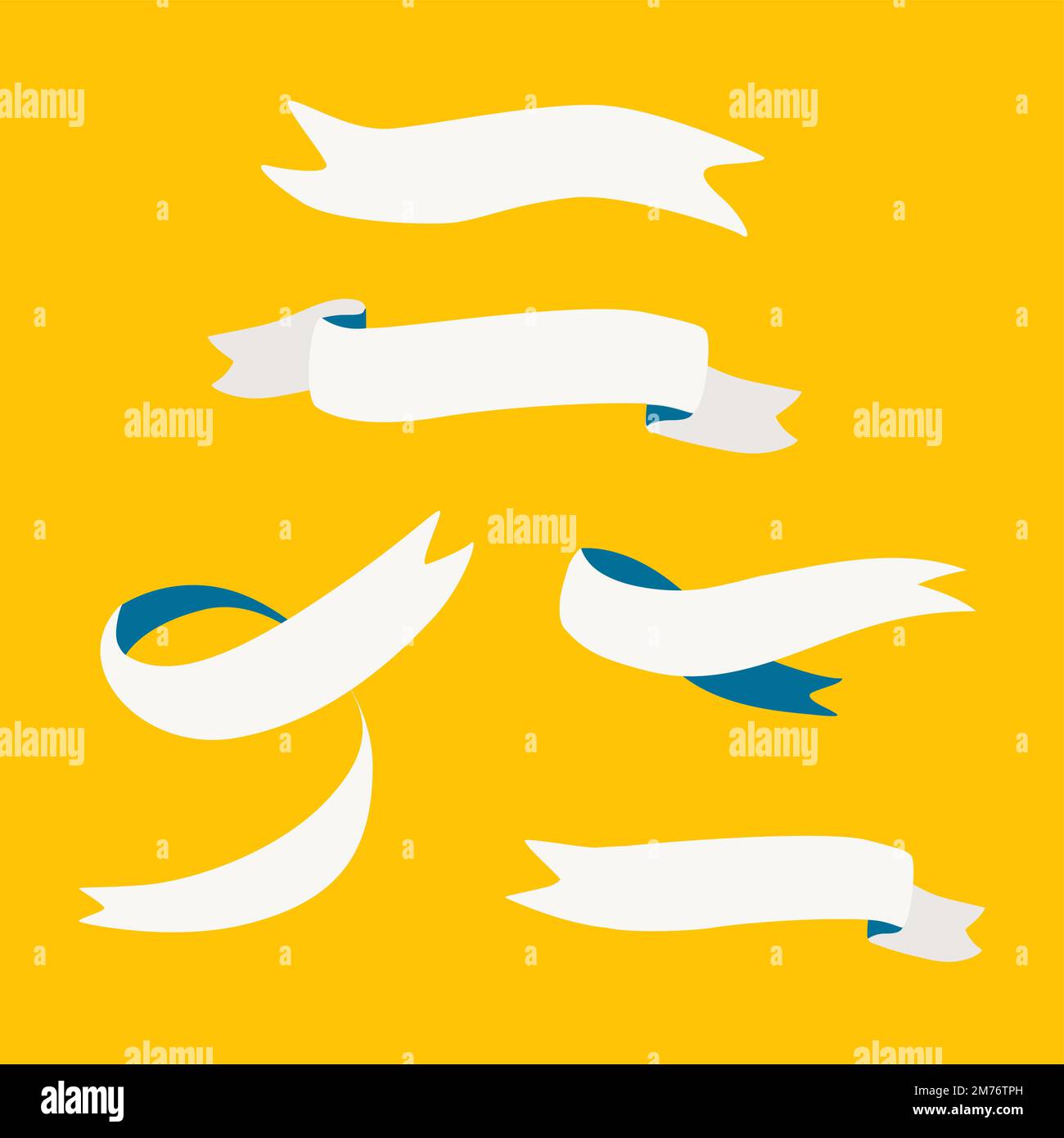 Set of blank ribbons vector Stock Vector Image & Art - Alamy