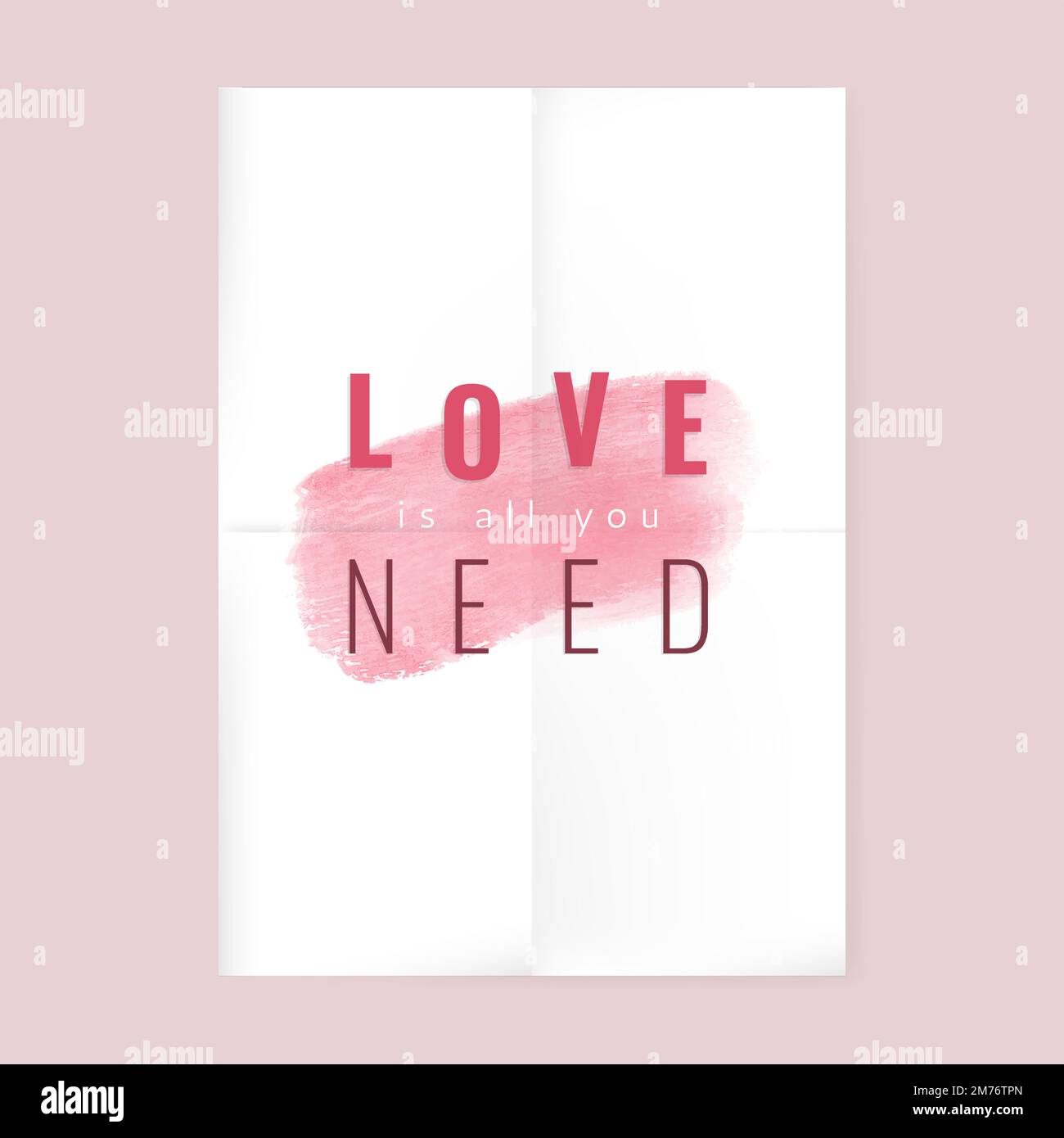 Love is all you need text design Stock Vector Image & Art - Alamy