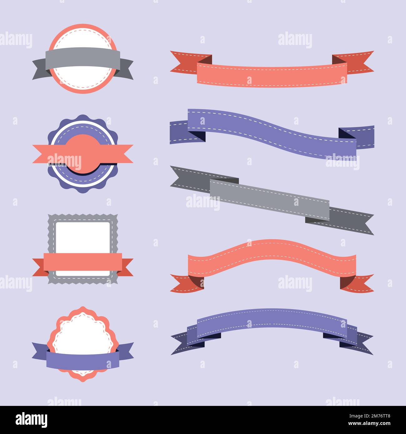 Set of pastel badge design vectors Stock Vector Image & Art - Alamy