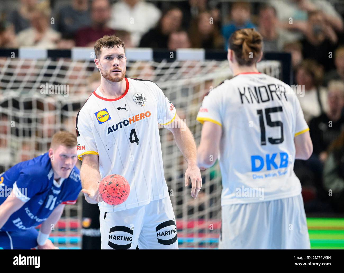 left to right Johannes GOLLA (GER), Juri KNORR (GER) Handball ...