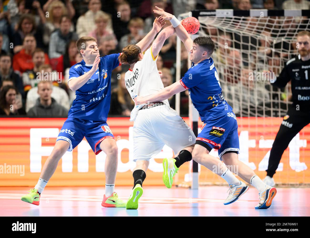left to right Viggo KRISTJANSSON (ISL), Juri KNORR (GER), Elvar Oern ...