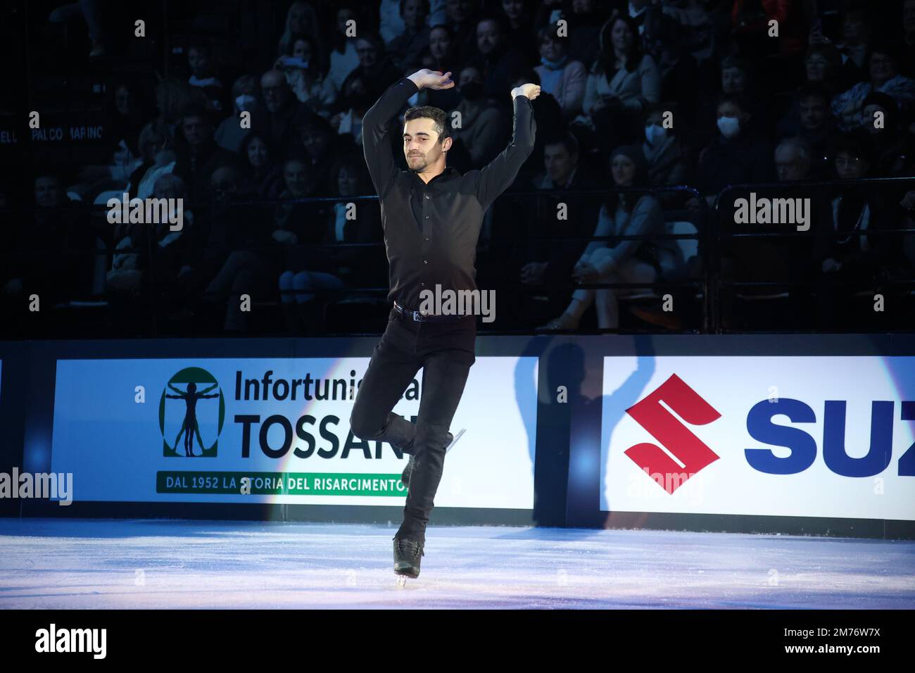 Javier Fernandez during the ice skating exhibition "Bol On Ice, world ...