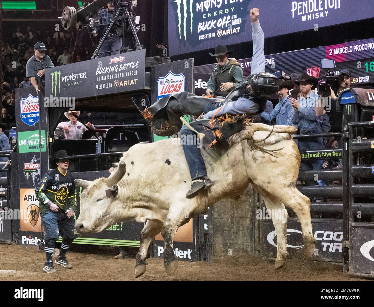 New York, New York, USA. 7th Jan, 2023. Professional bull rider BOB ...