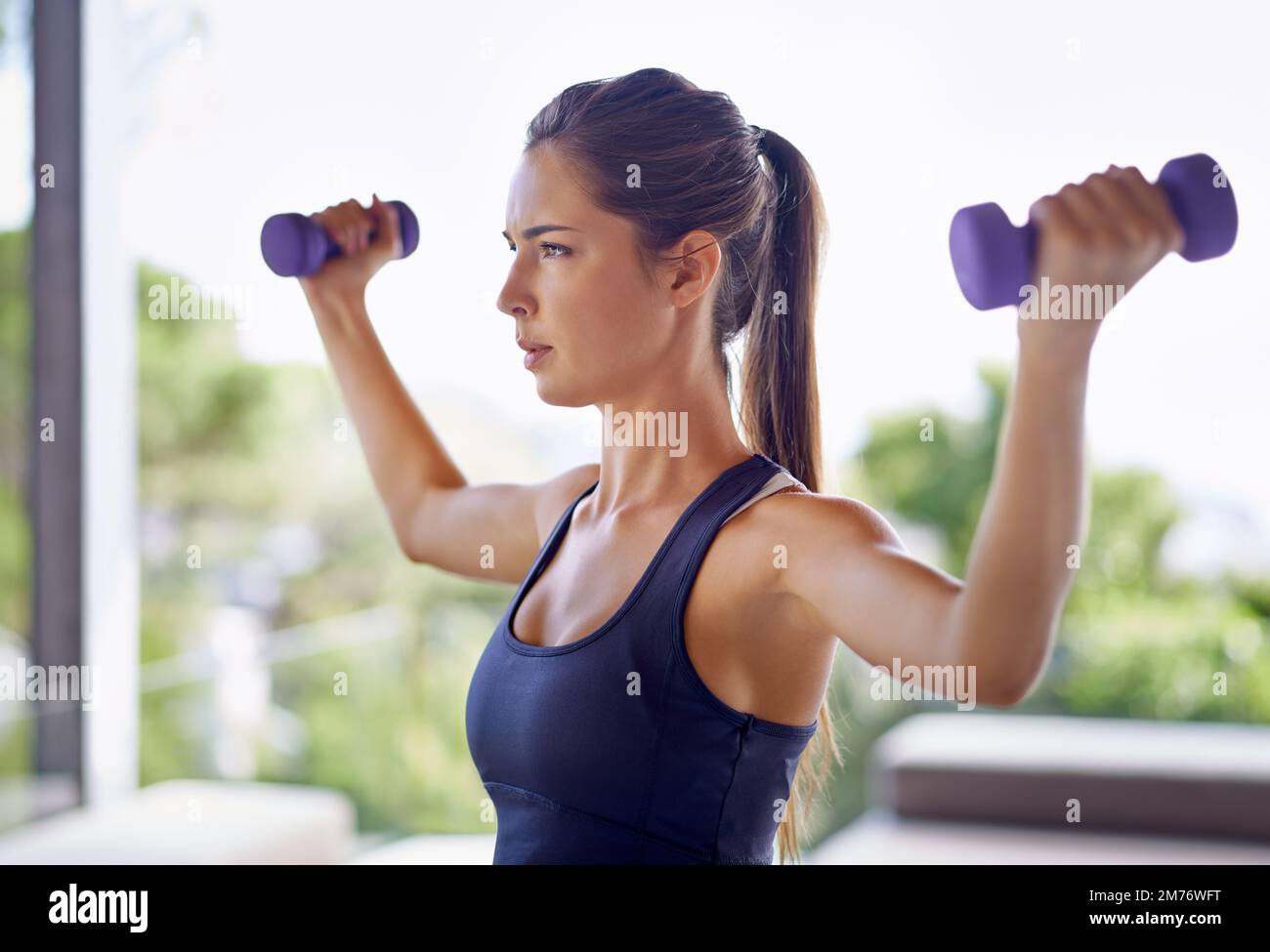 Lean woman fit hi-res stock photography and images - Alamy