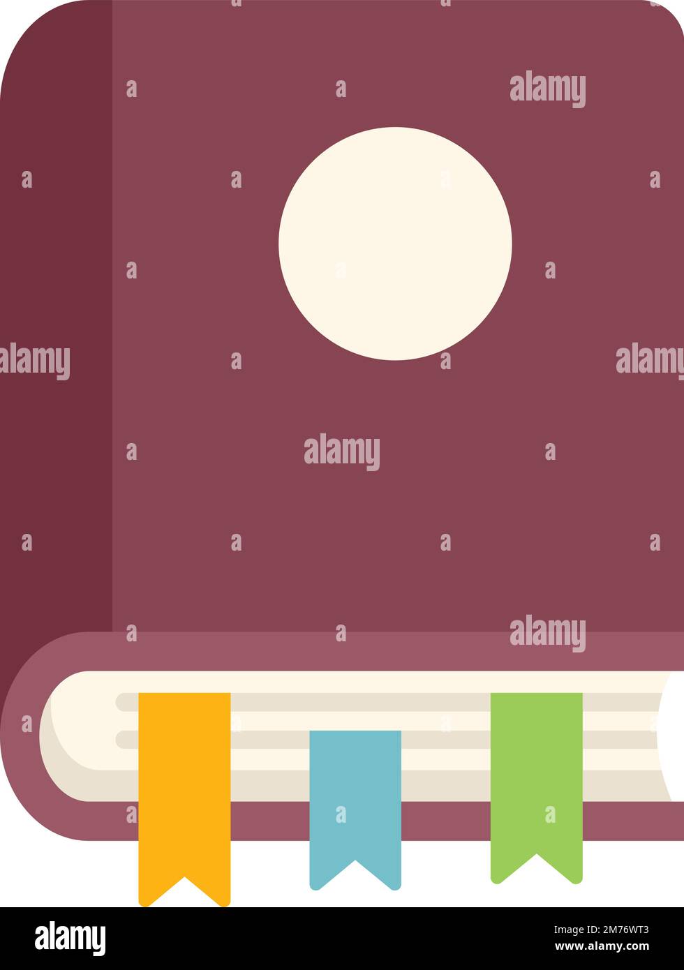 Study book icon flat vector. Exam answer. Form check isolated Stock ...