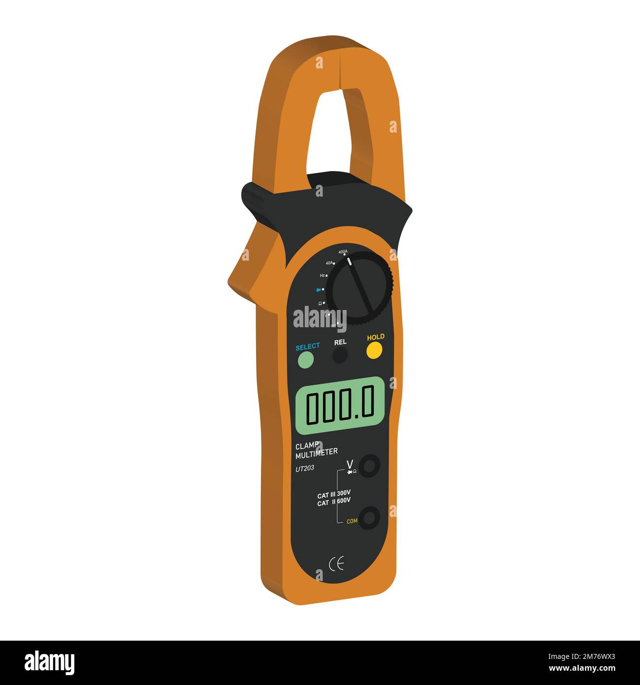 3d vector design of clamp multimeter Stock Vector Image & Art - Alamy