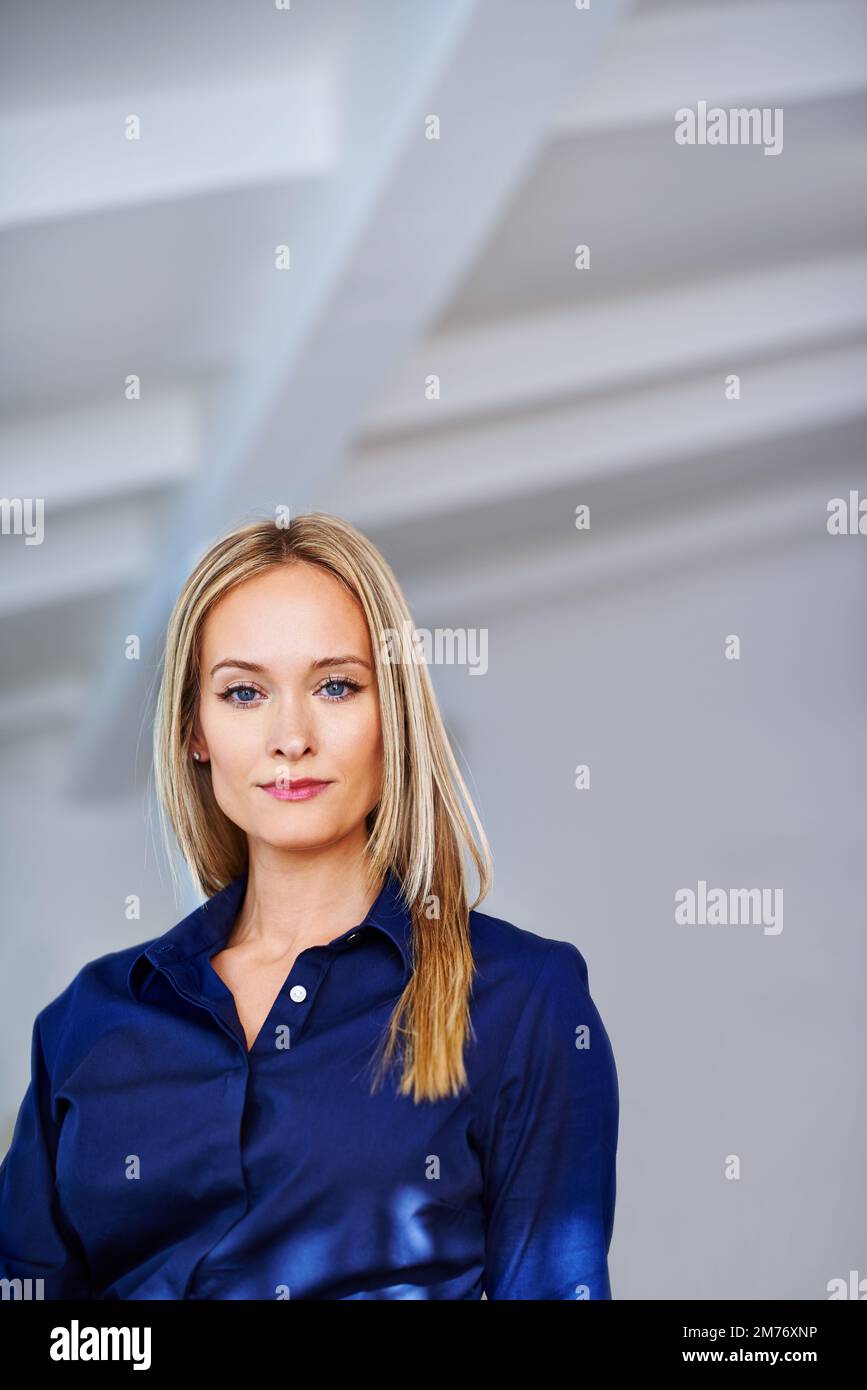 Shes the consummate professional. well dressed woman looking at the ...