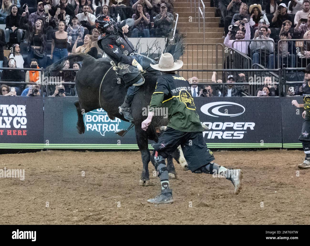 New York, New York, USA. 7th Jan, 2023. Professional bull rider ANDREW ...
