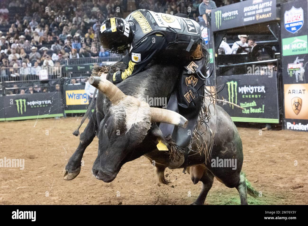 New York, New York, USA. 7th Jan, 2023. Professional bull rider COOPER ...