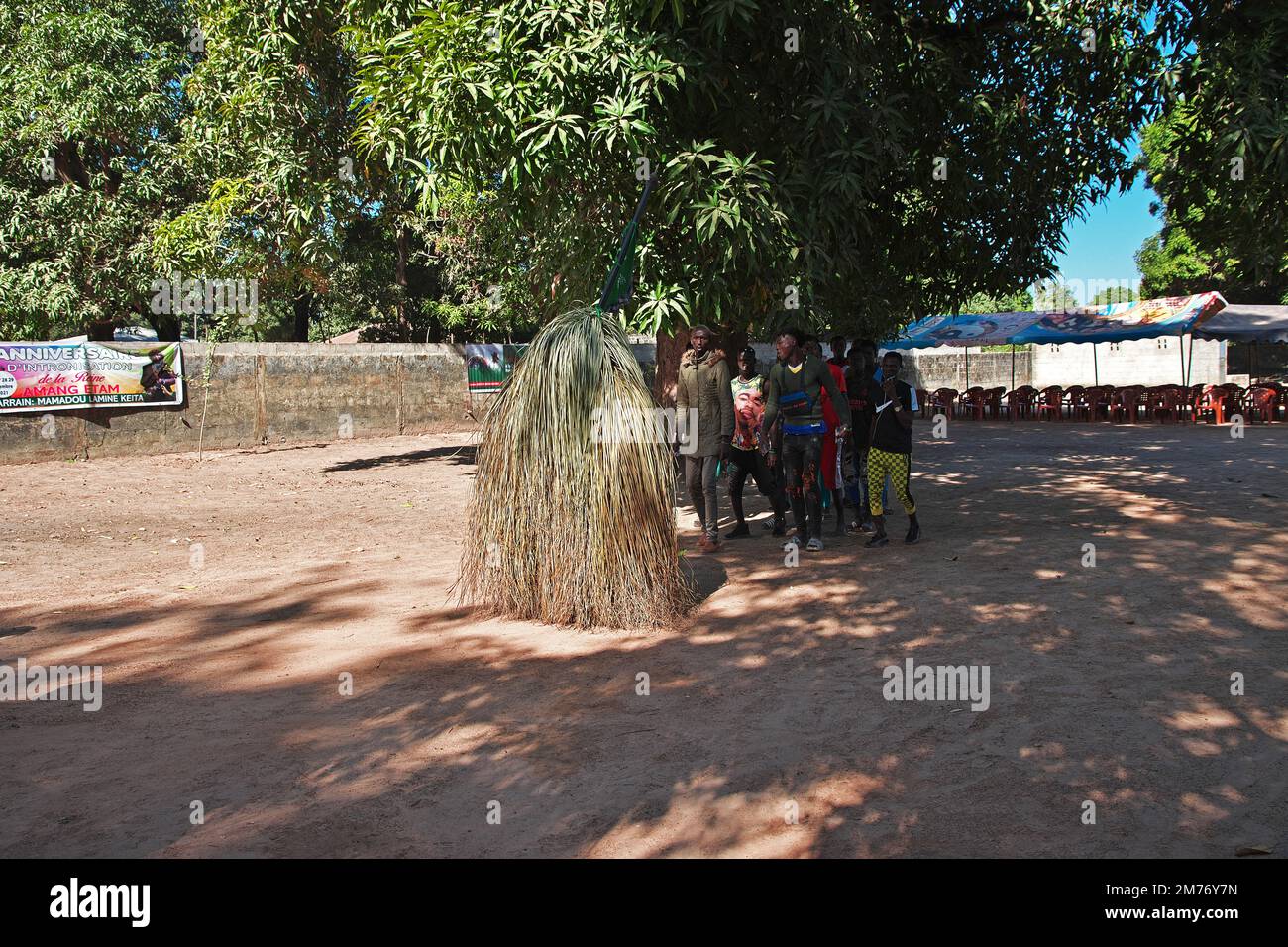 Kumpo dance with masks in Senegal, West Africa Stock Photo - Alamy
