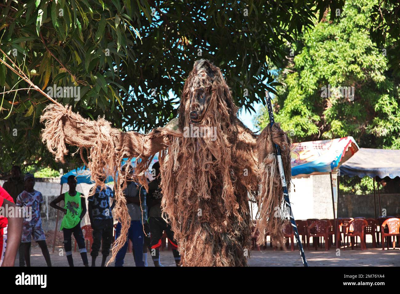 Kumpo dance with masks in Senegal, West Africa Stock Photo - Alamy