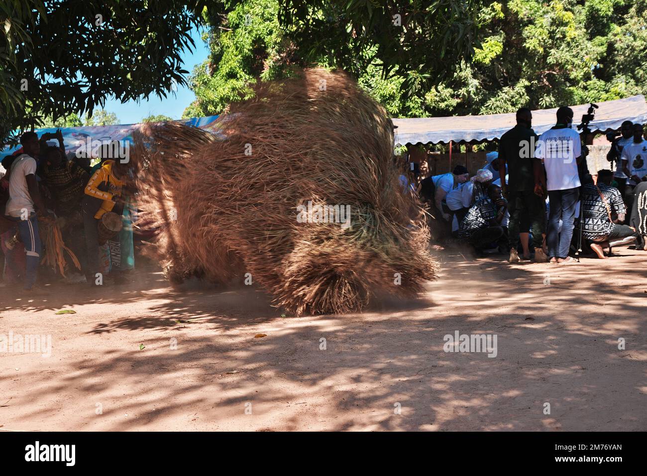 Kumpo dance with masks in Senegal, West Africa Stock Photo - Alamy