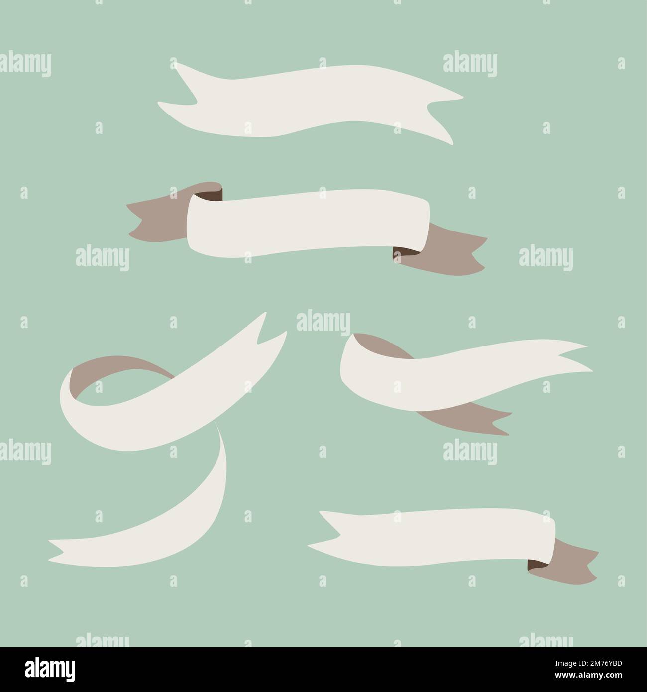 Set of blank ribbons vector Stock Vector Image & Art - Alamy