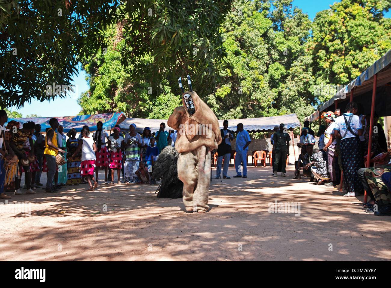 Kumpo dance with masks in Senegal, West Africa Stock Photo - Alamy