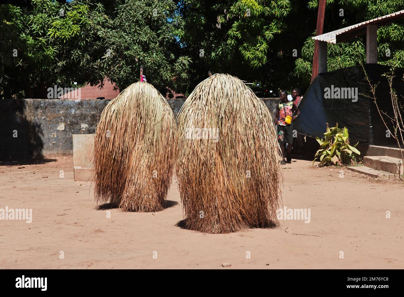Kumpo dance with masks in Senegal, West Africa Stock Photo - Alamy