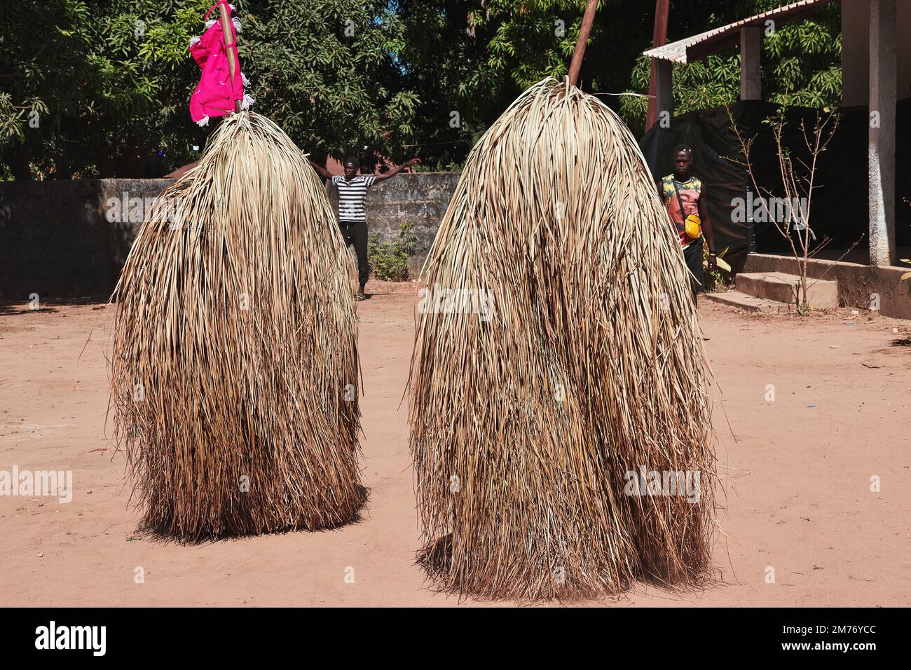 Kumpo dance with masks in Senegal, West Africa Stock Photo - Alamy