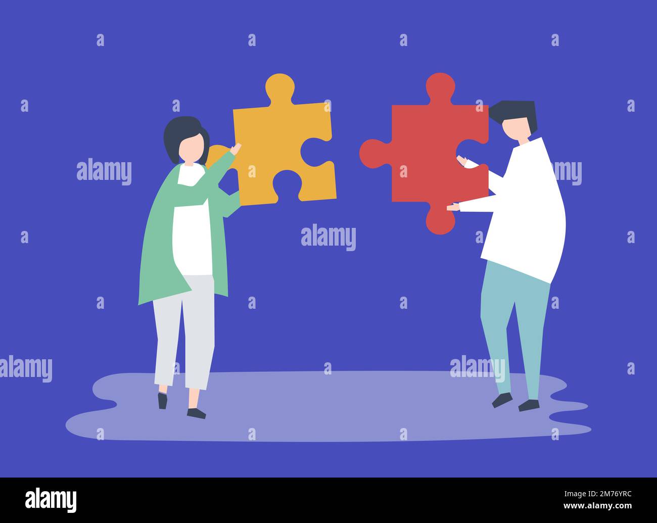 Connecting ideas Stock Vector Images - Alamy