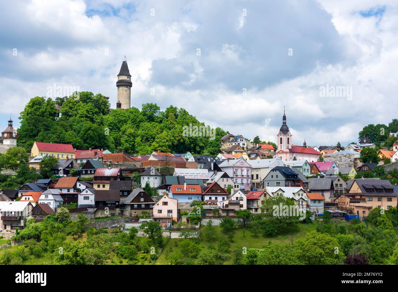 Tower truba of stramberk strahlenberg castle hi-res stock photography ...