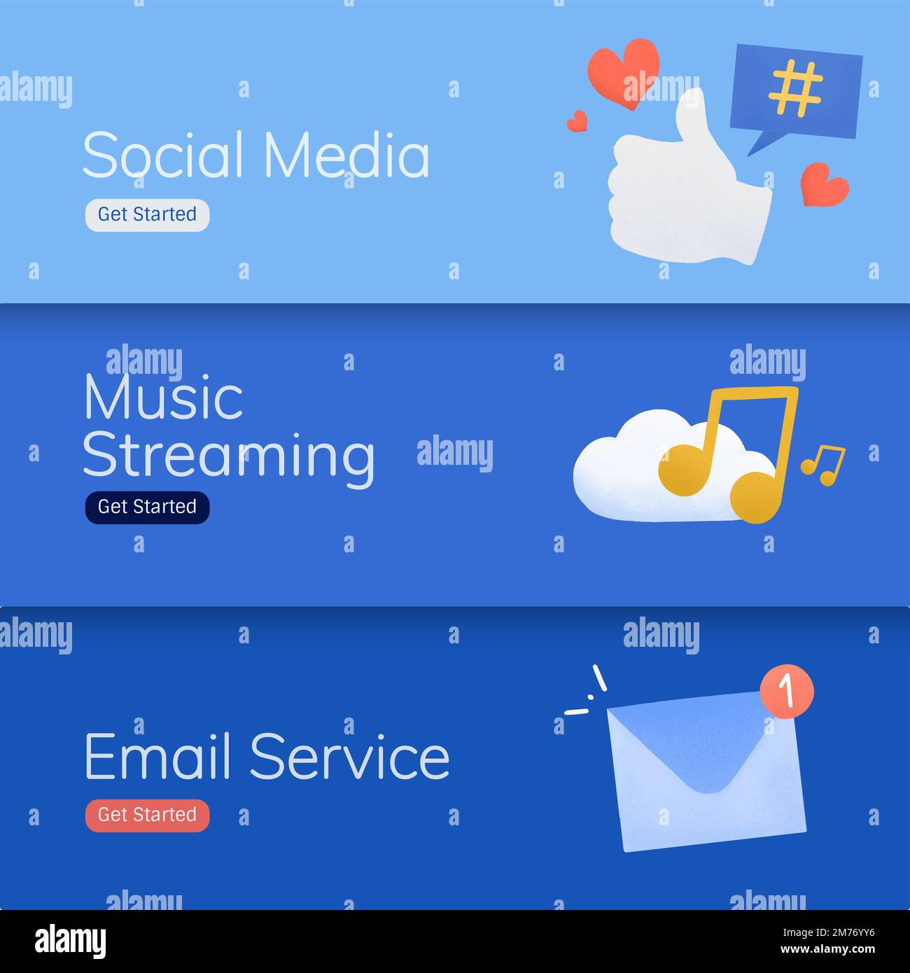Social media application banner vectors Stock Vector Image & Art - Alamy Social media application banner vectors Stock Vector Image & Art - Alamy