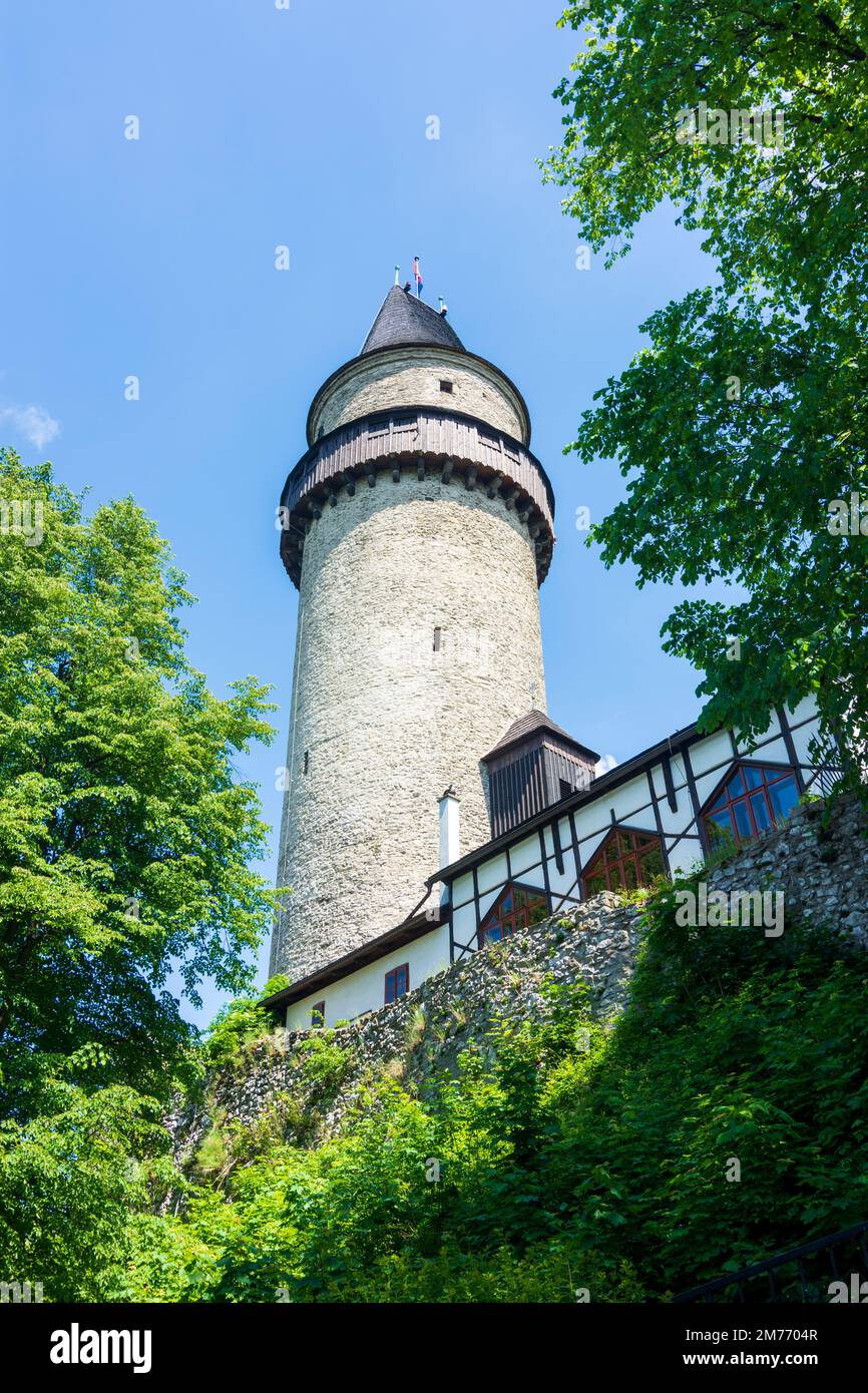 Tower truba of stramberk strahlenberg castle hi-res stock photography ...