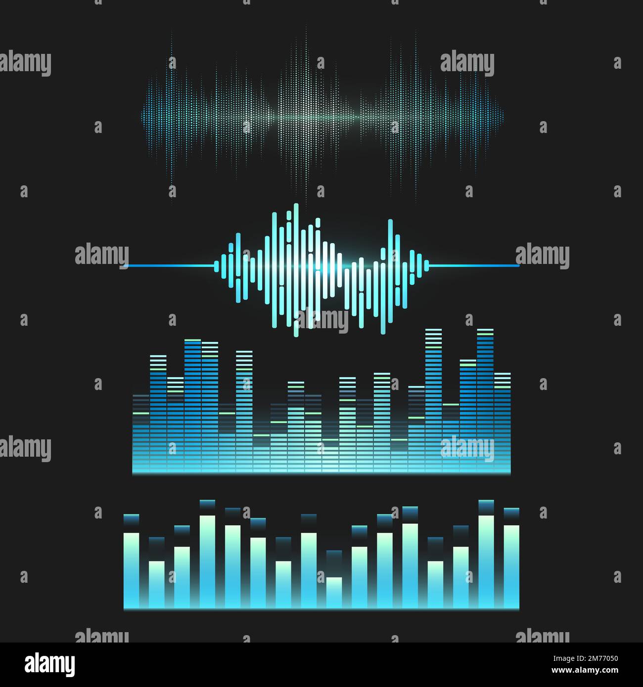 Sound wave equalizer hi-res stock photography and images - Alamy