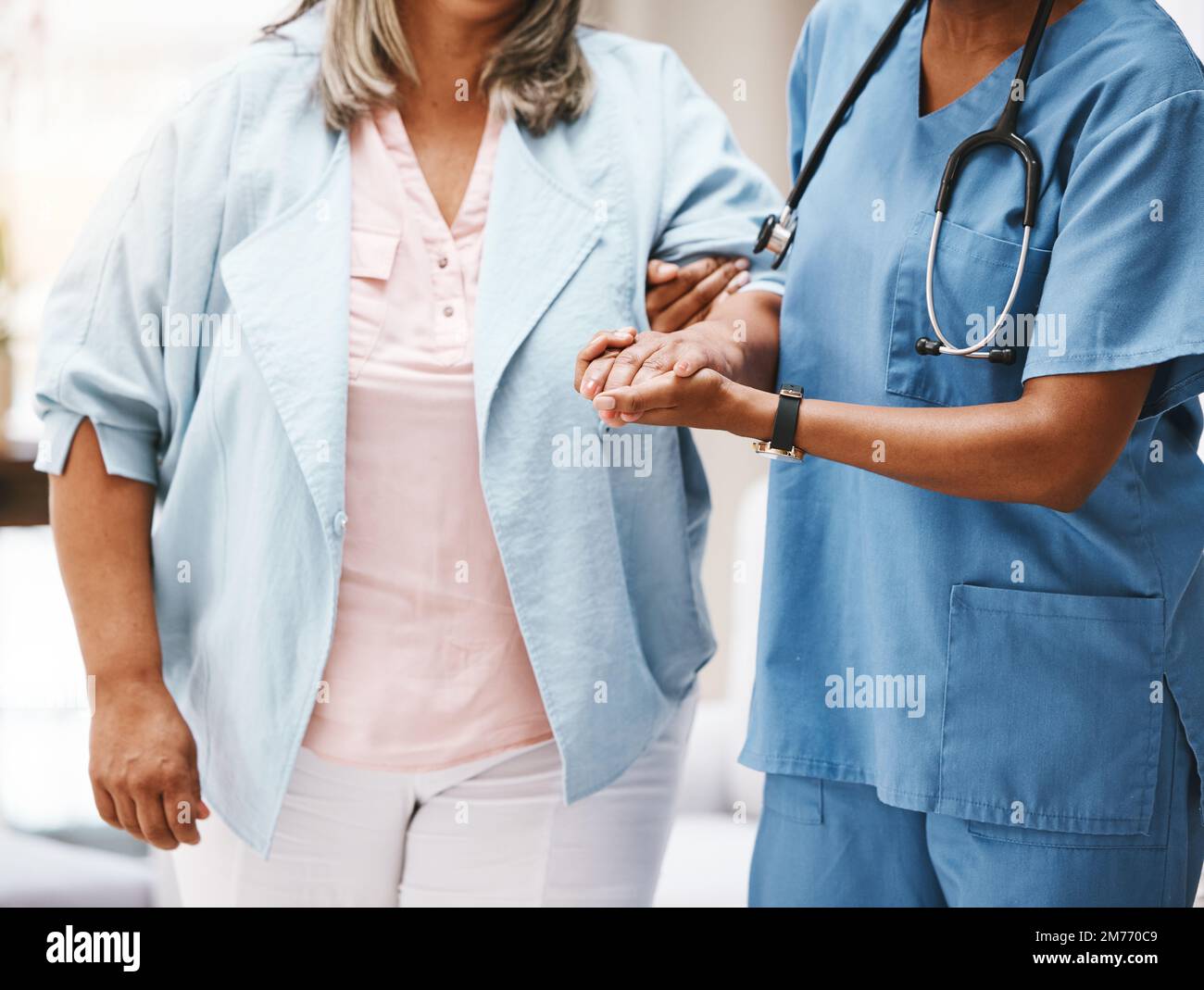 Care worker elderly patient african hi-res stock photography and images ...