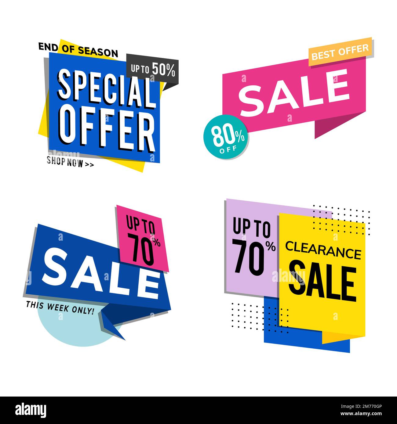 Set cyber monday banner Stock Vector Images - Alamy