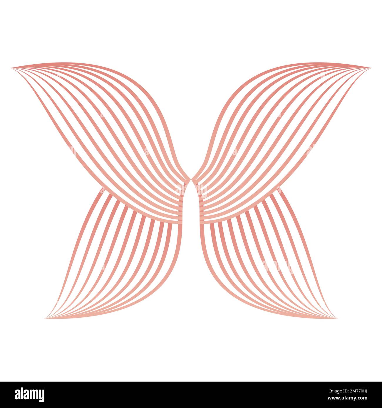 beautiful flower petals, flower line design Stock Photo - Alamy