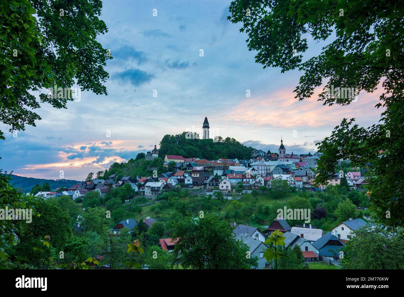 Tower truba of stramberk strahlenberg castle hi-res stock photography ...