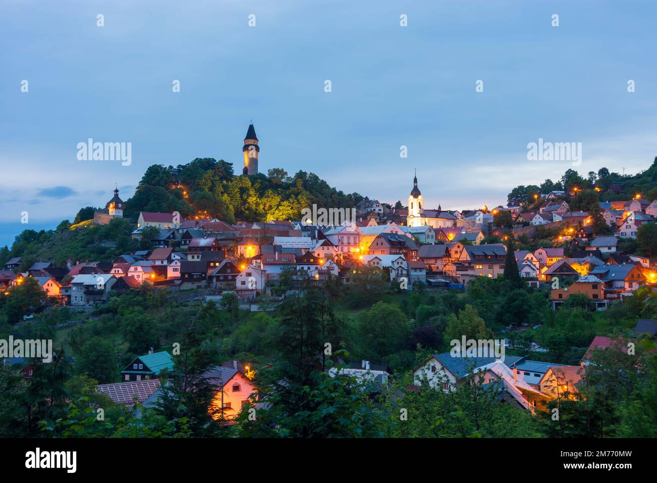 Tower truba of stramberk strahlenberg castle hi-res stock photography ...