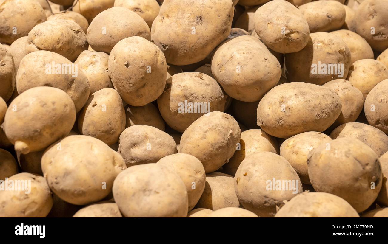 potato background in the market Stock Photo - Alamy