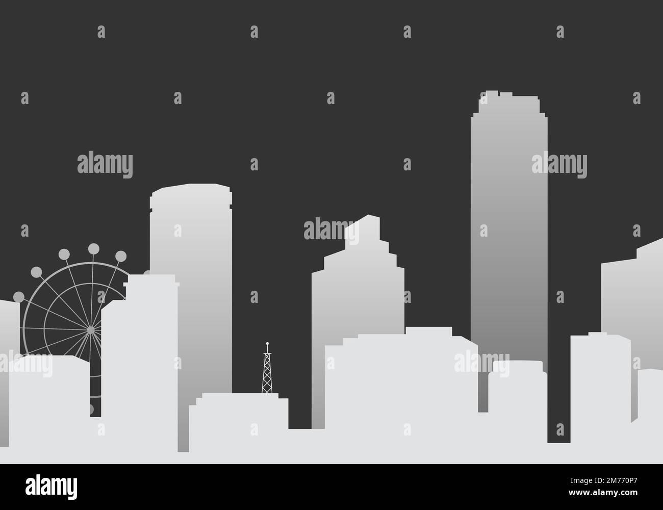 Gray silhouette cityscape background vector Stock Vector Image & Art ...