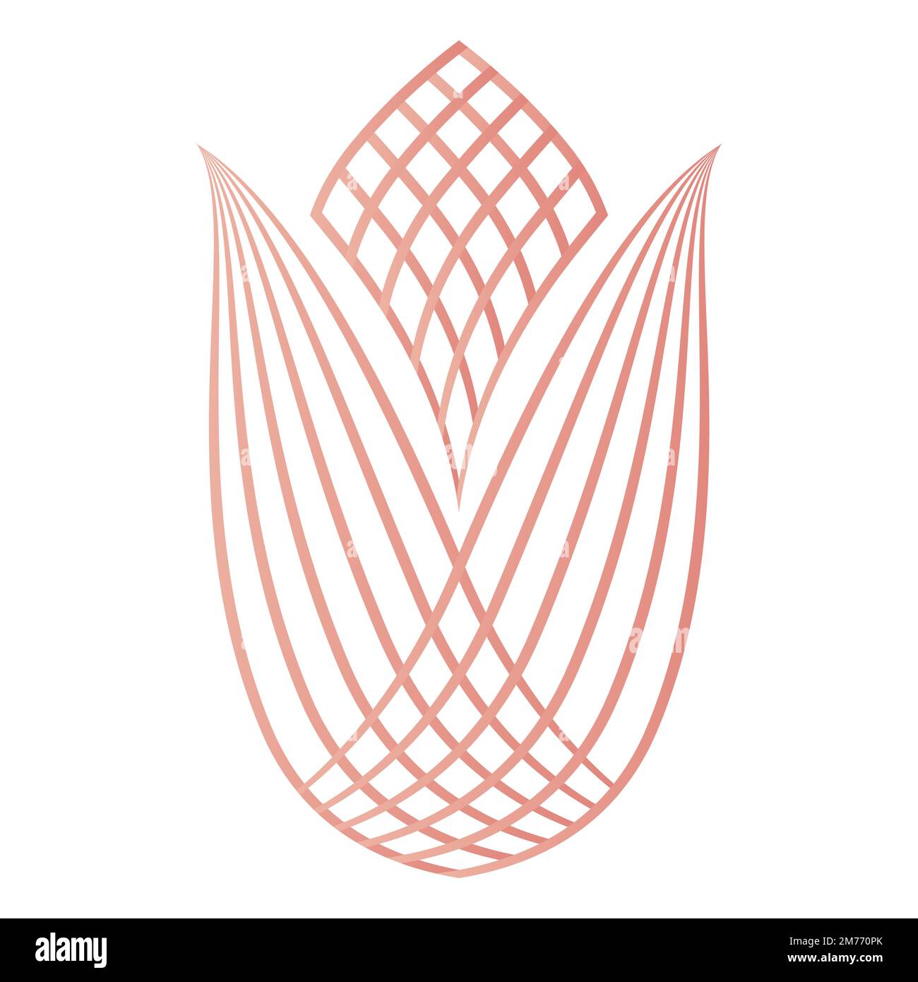 beautiful flower petals, flower line design Stock Photo - Alamy