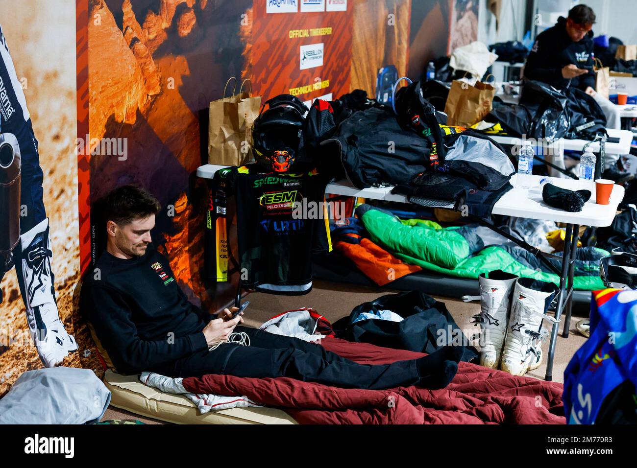 JAGU Julien (fra), Drag'On Rally Team, Moto, portrait during the Stage ...