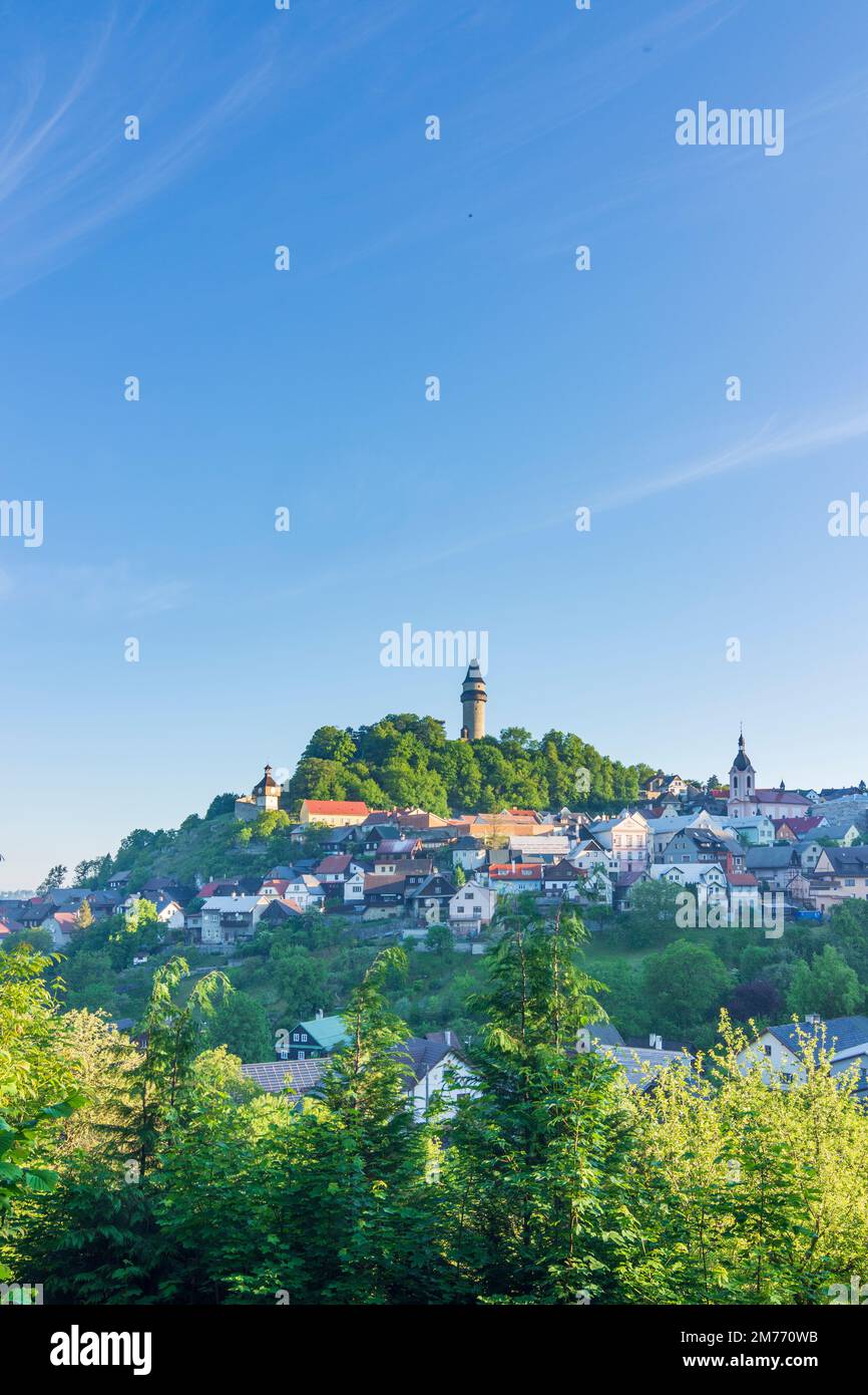 Stramberk (Stramberg): Stramberk (Strahlenberg) Castle with tower Truba ...