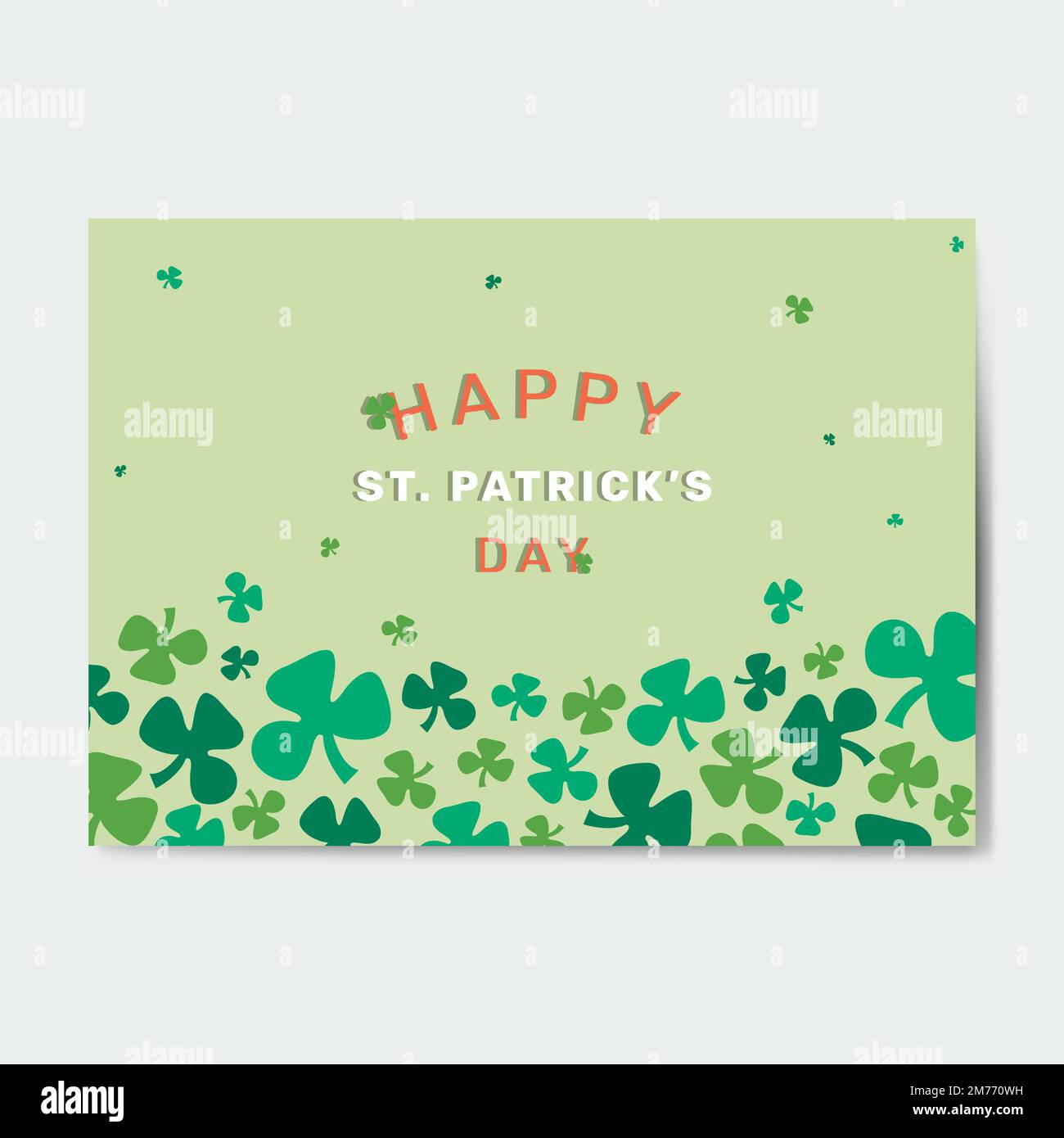 St. Patrick's Day celebration set layout vector Stock Vector Image ...