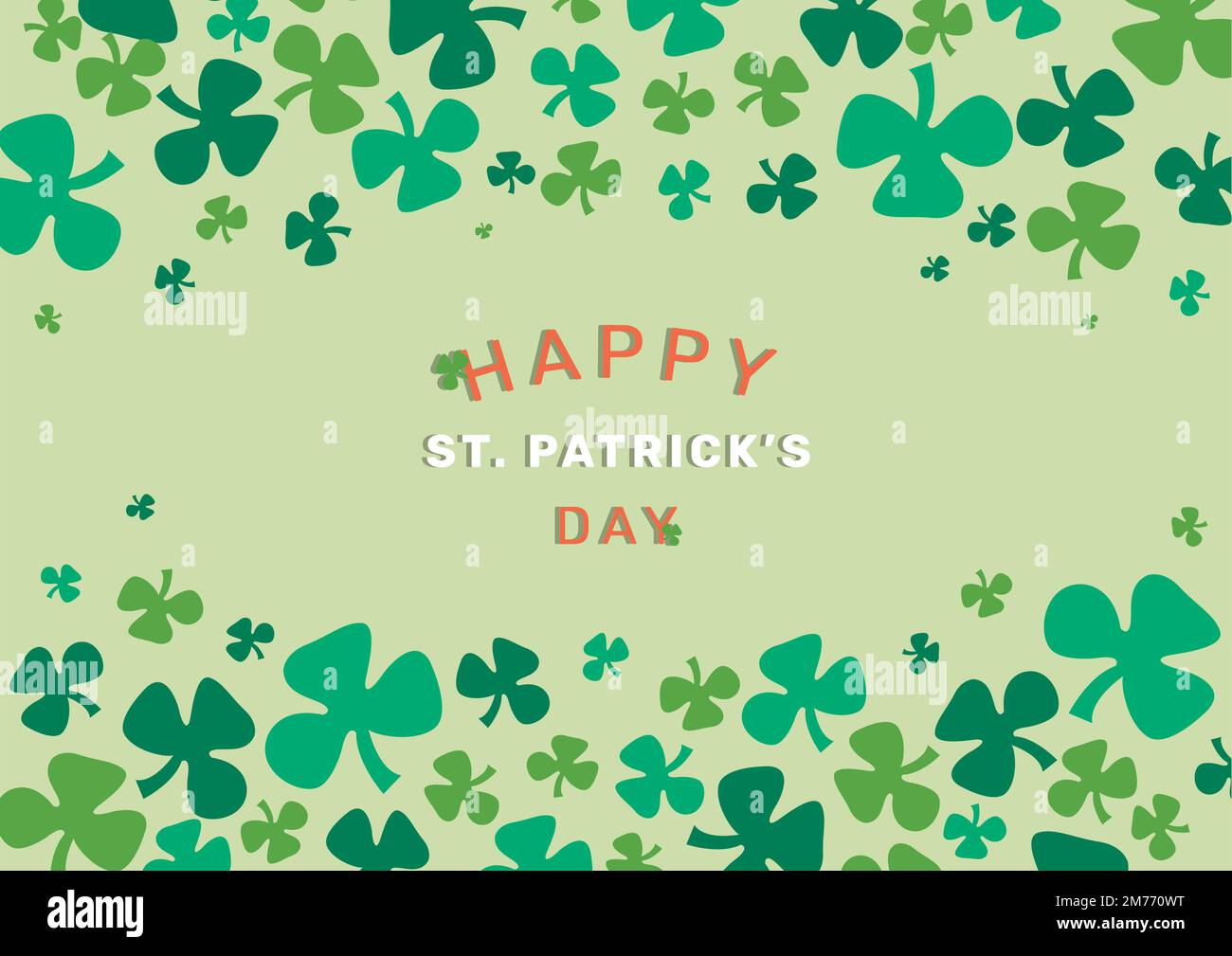 St. Patrick's Day celebration set layout vector Stock Vector Image ...