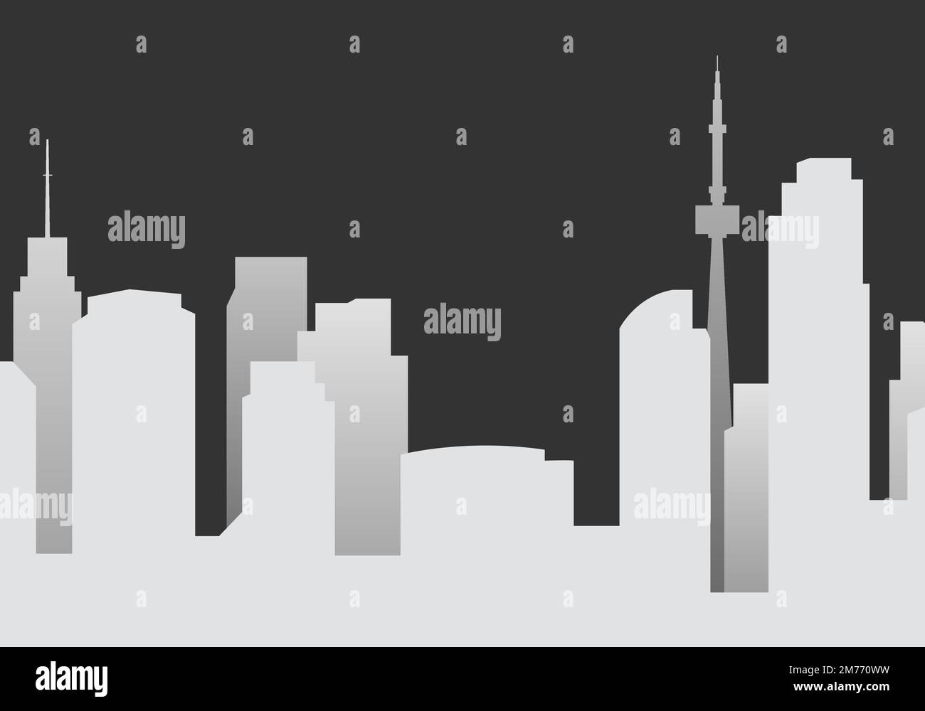 Gray silhouette cityscape background vector Stock Vector Image & Art ...
