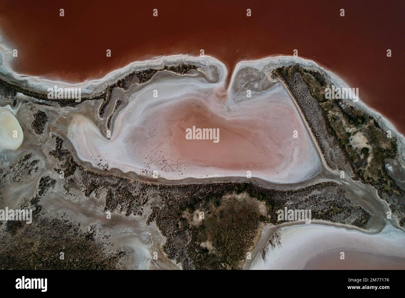 Aerial shot scenic salt lake hi-res stock photography and images - Alamy