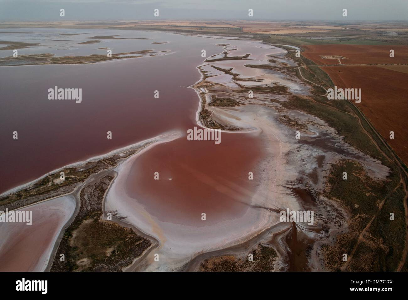 Aerial shot scenic salt lake hi-res stock photography and images - Alamy