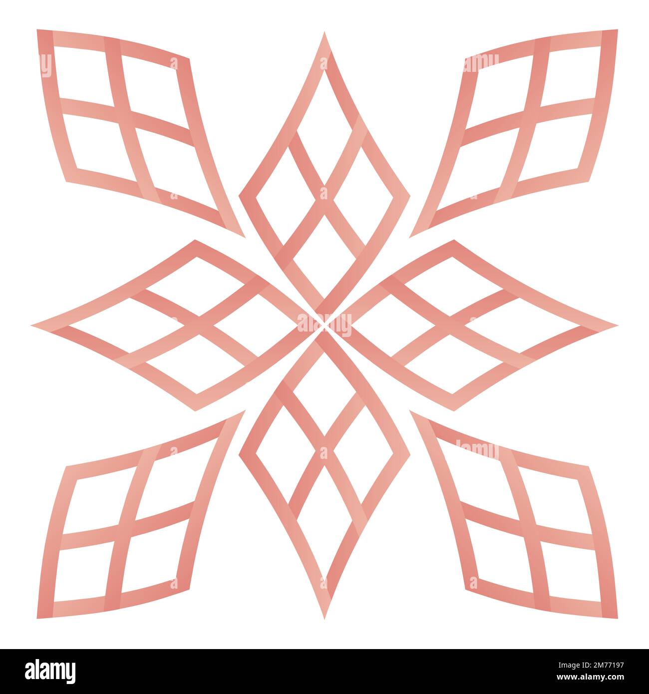 beautiful flower petals, flower line design Stock Photo - Alamy