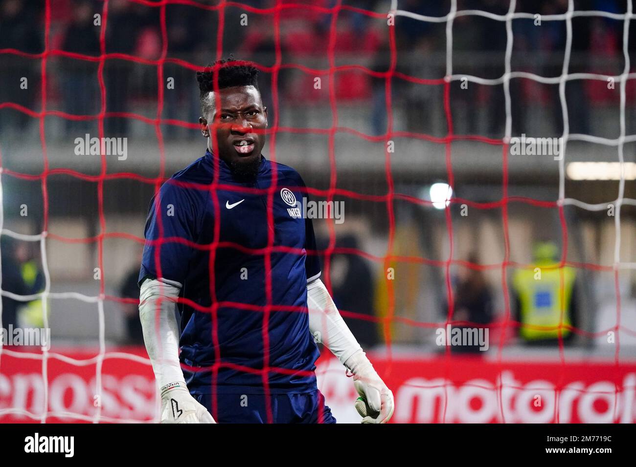 U-Power Stadium, Monza, Italy, January 07, 2023, Andre Onana (FC Inter ...