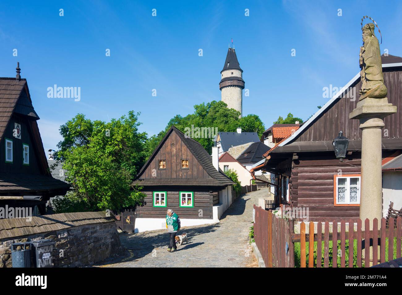 Tower truba of stramberk strahlenberg castle hi-res stock photography ...