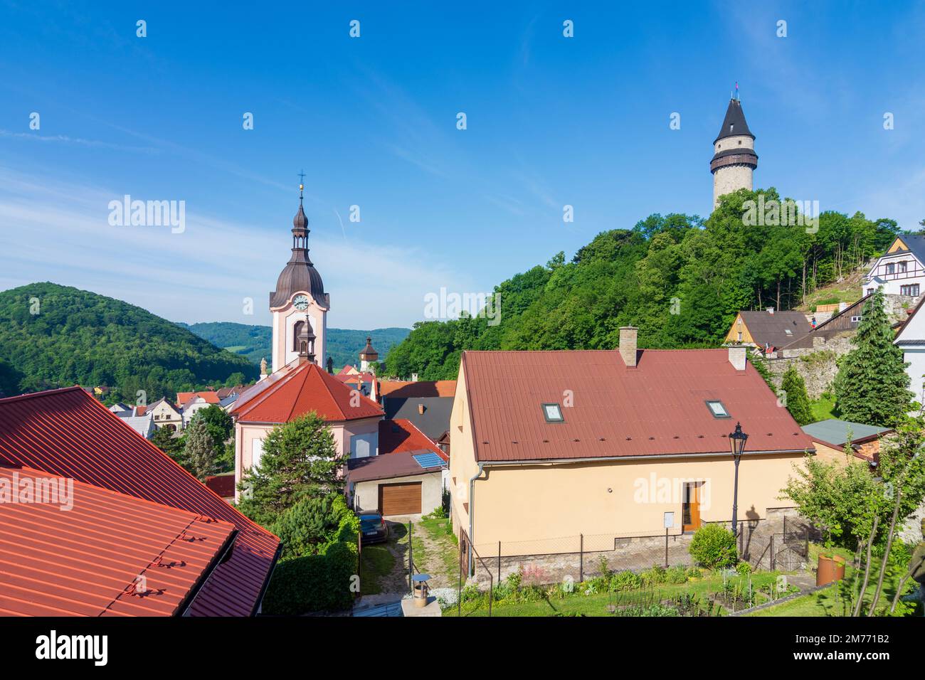 Stramberk (Stramberg): tower Truba of Stramberk (Strahlenberg) Castle ...