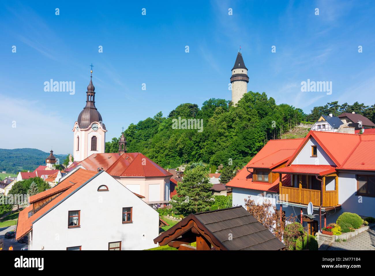 Stramberk (Stramberg): tower Truba of Stramberk (Strahlenberg) Castle ...