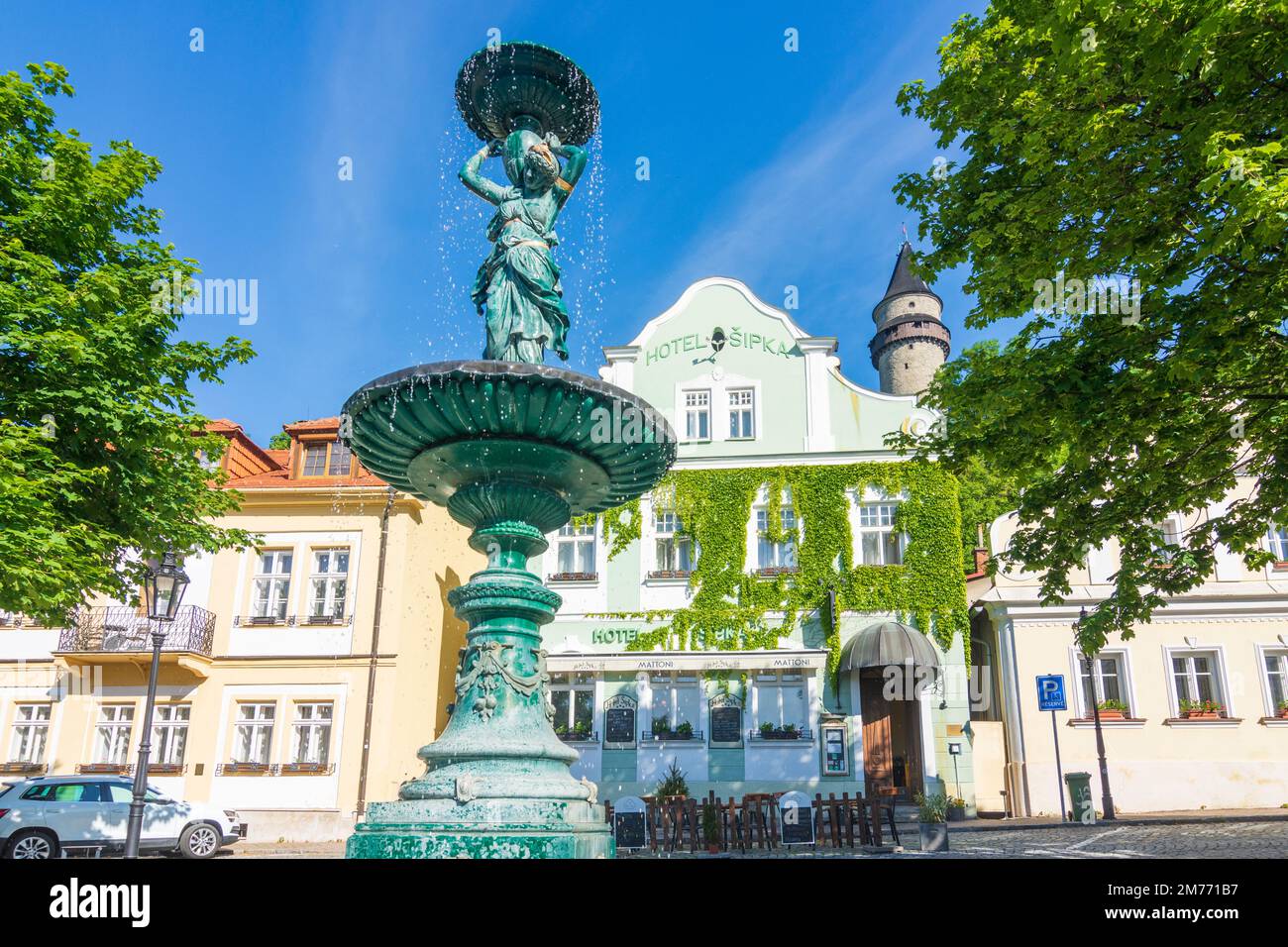 Tower truba of stramberk strahlenberg castle hi-res stock photography ...
