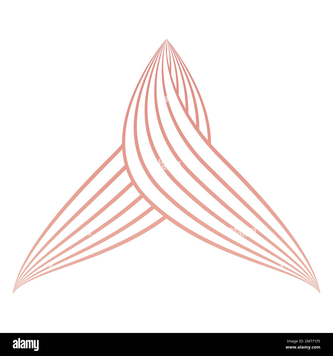 beautiful flower petals, flower line design Stock Photo - Alamy